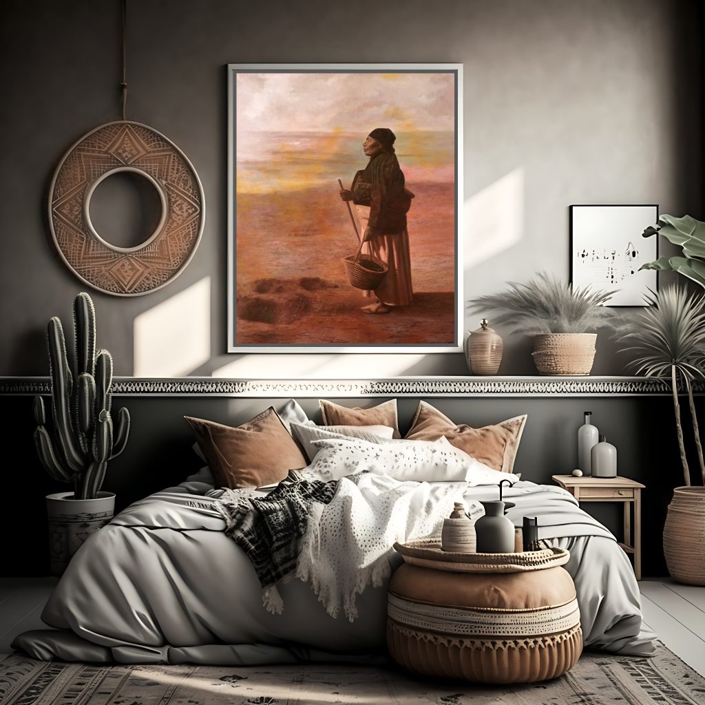 Chinook Woman on the Beach – Wingard Gallery